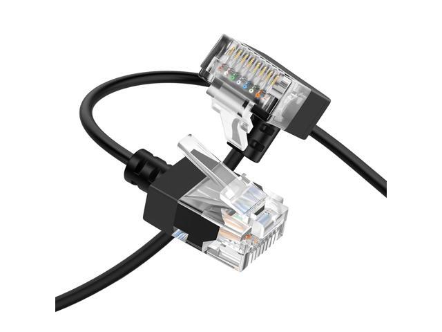 Click here for Cat6A Ethernet Cable 90 Degree Up Angled 15FT  Fle... prices