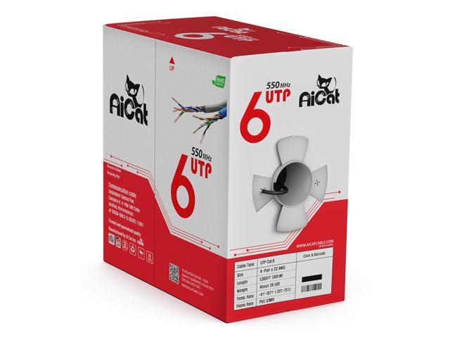 Click here for AiCat Cat 6 Ethernet Cable 1000ft - 23 AWG  CMR  I... prices