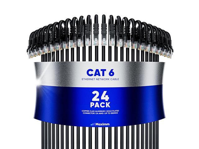 Click here for Maximm Cat 6 Ethernet Cable 10 ft (24-Pack) - High... prices