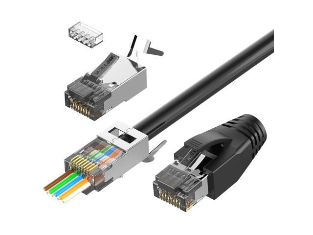 Click here for VCELINK CAT6A Connector  RJ45 Connectors Pass Thro... prices