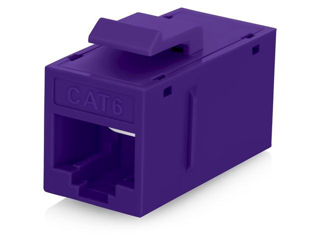 Click here for Everest Cat6 RJ45 Keystone Coupler (24-Pack) in Pu... prices