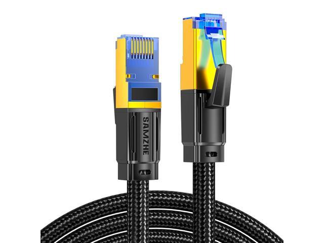 Click here for SAMZHE Cat 8 Ethernet Cable 50FT High Speed Braide... prices