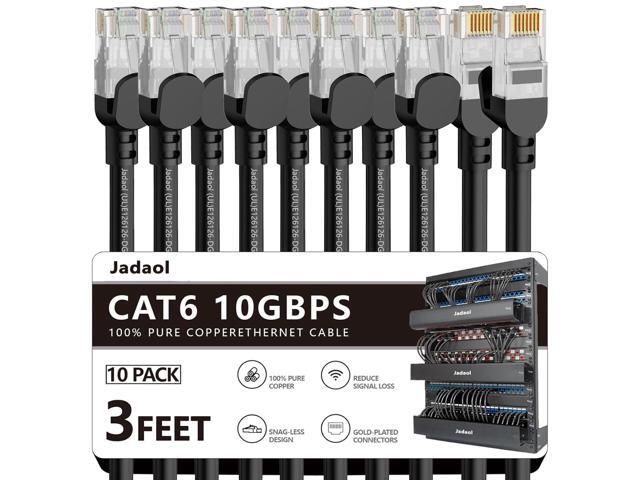 Click here for Jadaol Cat 6 Ethernet Cable 3 ft 10Pack  Outdoor &... prices