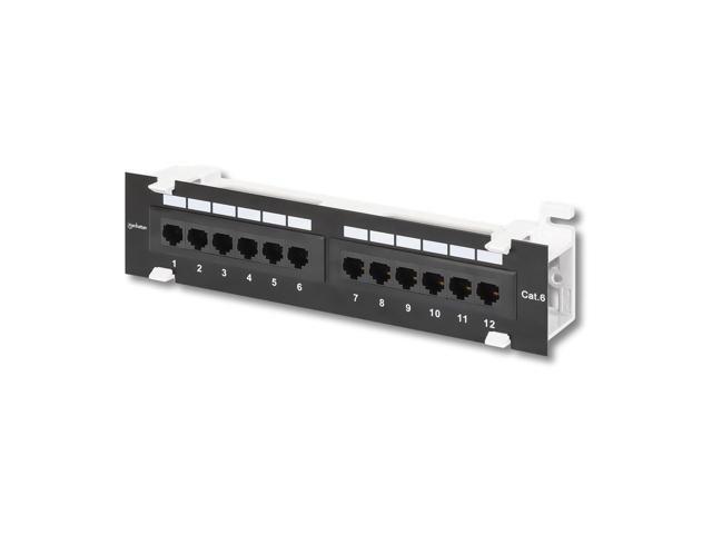 Click here for MANHATTAN 12-Port Network Patch Panel Cat-6 1U UL... prices