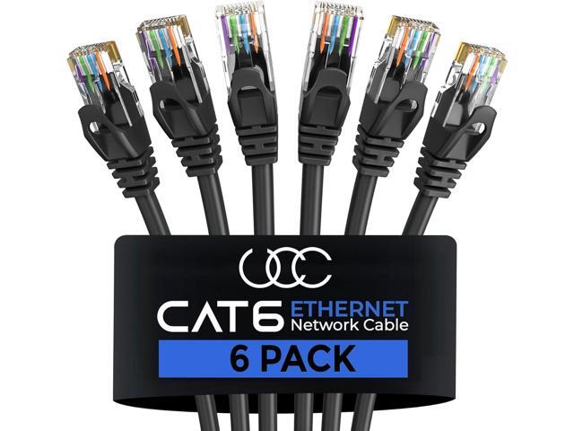 Click here for Cat 6 Ethernet Cable 10 FT 6 Pack  Cat6 RJ45 Ether... prices