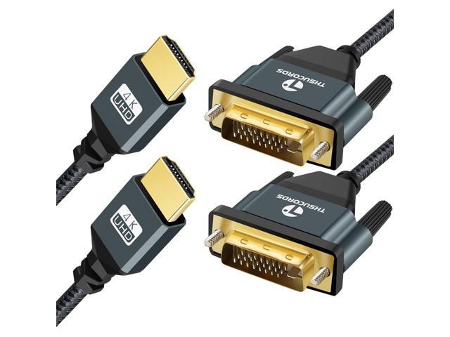 Click here for 4K HDMI to DVI Cable 6.6FT 2Pack  Gold-Plated & Br... prices