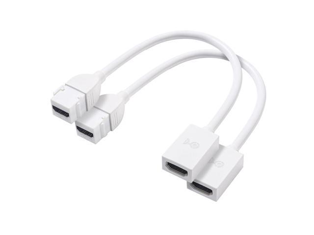 Click here for Cable Matters 2-Pack 48Gbps HDMI 2.1 Keystone Pigt... prices