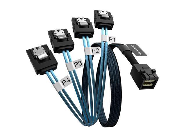 Click here for Internal HD Mini SAS to 4XSATA Cable 1.6ft SFF-864... prices