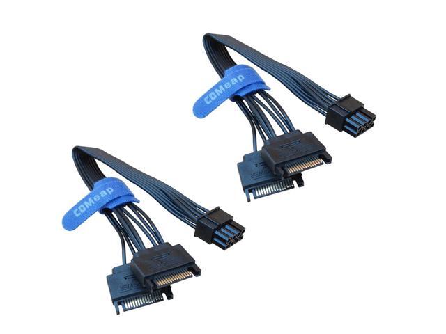 Click here for COMeap (2-Pack) SATA to 8 Pin GPU Power Adapter  8... prices