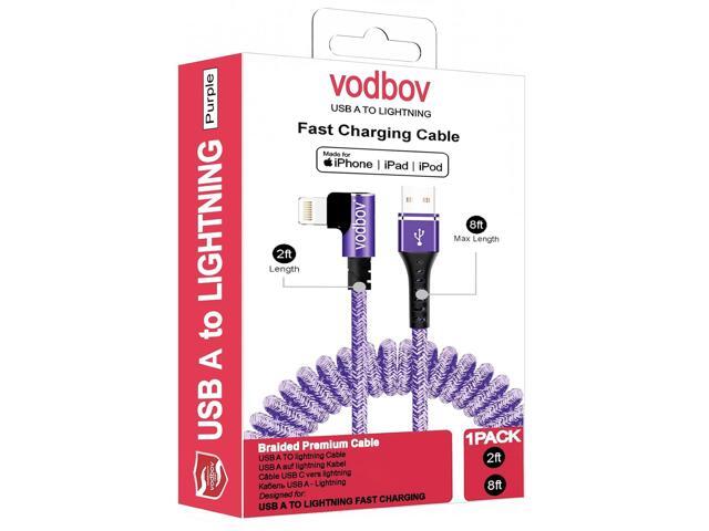 Click here for Coiled Lightning Cable  [2ft-8ft] USB A to Lightni... prices