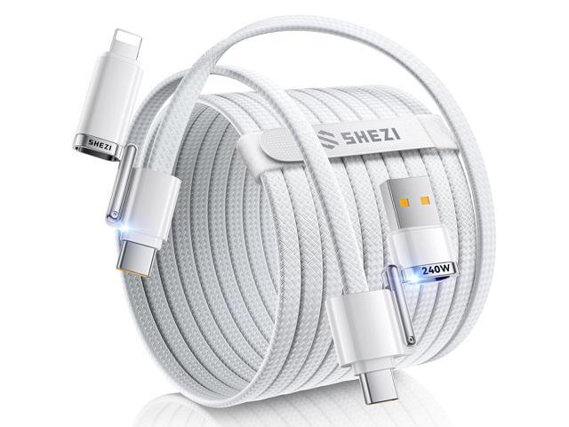 Click here for SHEZI Braided USB C to USB C Cable  240W 4 in 1 Ch... prices