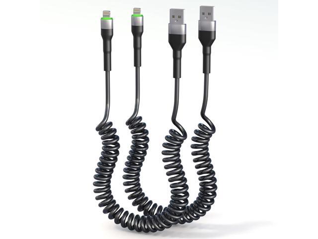 Click here for Coiled USB Lightning Cable 2 Pack Apple Carplay[MF... prices
