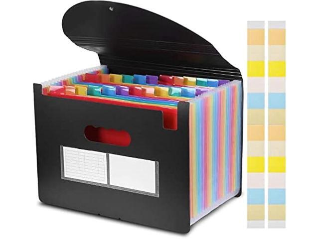 Click here for 24 Pockets Expanding File Folder with Blank Labels... prices