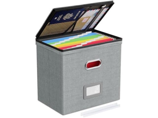 Click here for Oterri Zipper File Box with Lid  Letter Size File... prices