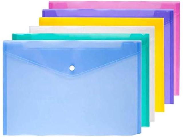 Click here for 6PACK A4 Plastic Wallets Folder Foolscap Document... prices