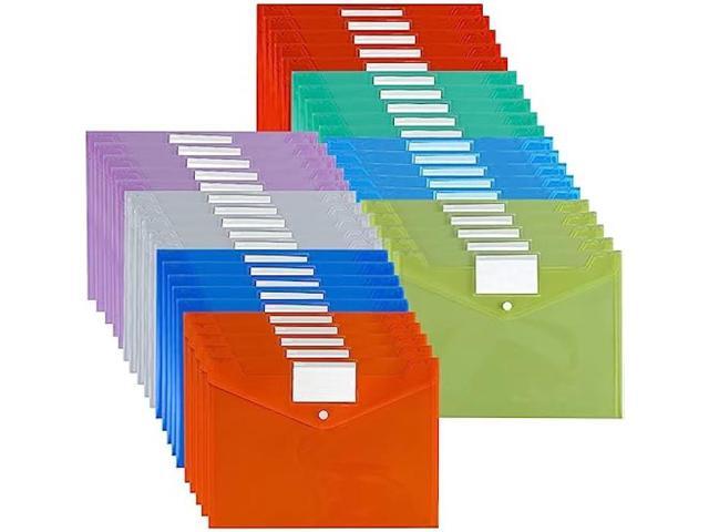 Click here for Plastic File Folders  40 Pcs Transparent Envelopes... prices