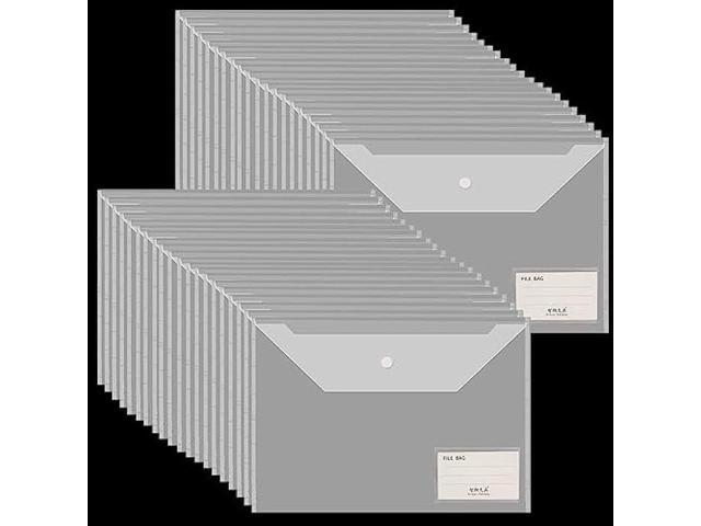 Click here for 40 Pcs Transparent File Folders  Letter Size/ A4 S... prices