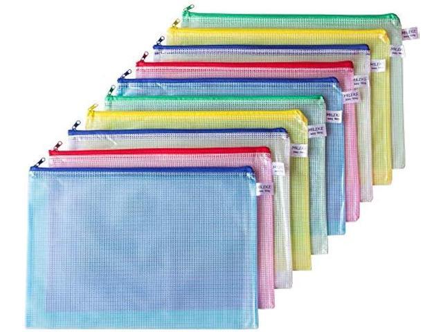 Click here for MILEKE Waterproof A4 Mesh Zipper Pouch  Office Fil... prices