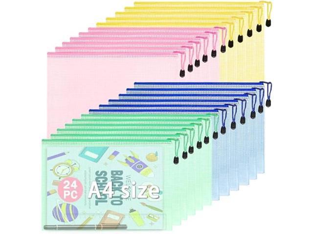 Click here for Qualsen 24 pcs Mesh Zipper Pouch  Mesh Zipper File... prices