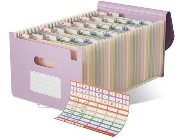 Click here for EcoStash Accordion File Organizer  26 Pockets Whea... prices