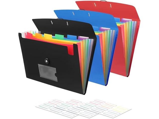 Click here for 3 Pack Accordian File Organizer 7 Pocket Expanding... prices