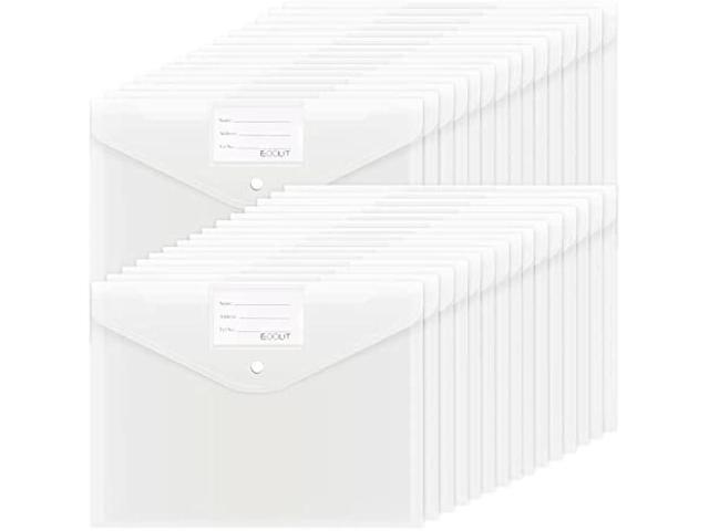 Click here for EOOUT 30pcs Plastic Envelopes  Clear Envelopes wit... prices