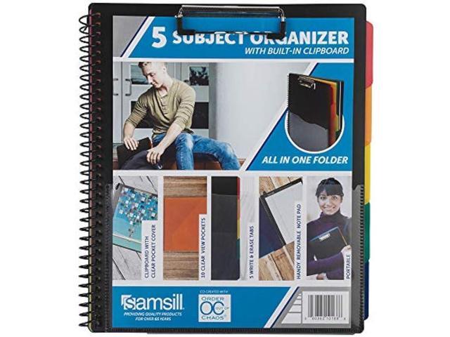Click here for Samsill 5 Subject Spiral School Organizer with Cli... prices