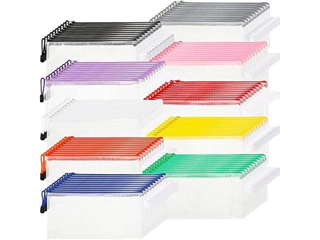 Click here for 100 Pack Mesh Zipper Pouch Pencil Pouches Bulk Cle... prices