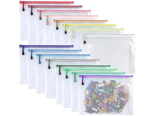 Click here for Oaimyy-16 PCS-7x 11inches-Mesh Zipper Pouch  Plast... prices