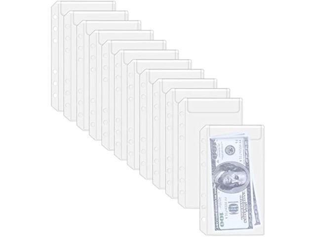 Click here for Antner 12PCS A6 Binder Pockets 6-Hole No Zipper Bu... prices