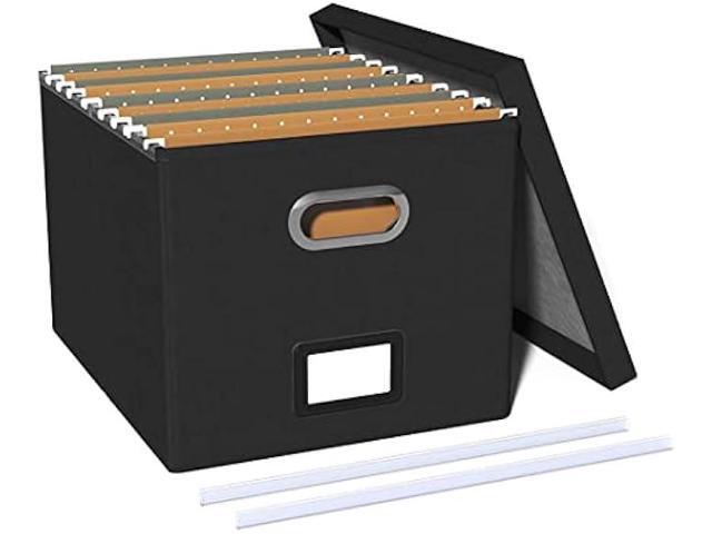 Click here for TORASO Linen File Box Organizer with Lid  Letter/L... prices