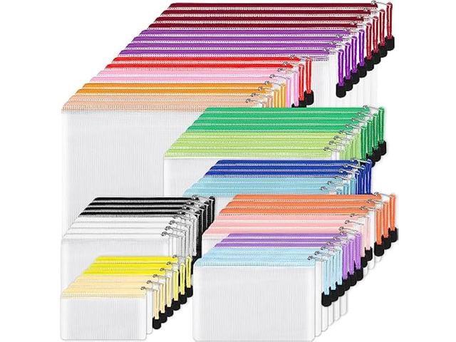 Click here for EOOUT 56pcs Mesh Zipper Pouch  Waterproof Zipper B... prices