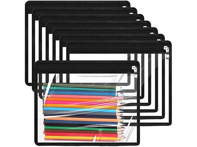 Click here for Outus 8 Pcs Clear Zipper Pouches Pencil Pouches PV... prices