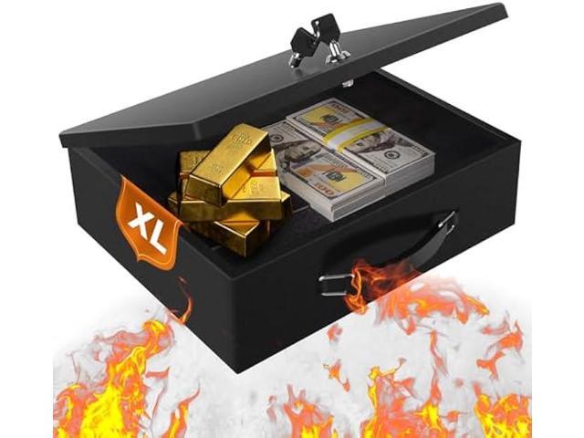 Click here for Fireproof Document Box  X Large Fire Resistant Saf... prices