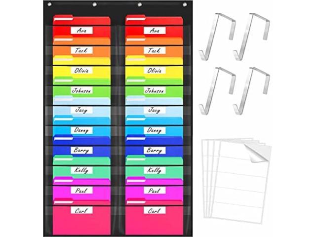 Click here for Storage Pocket Chart  Heavy Duty Wall File Organiz... prices