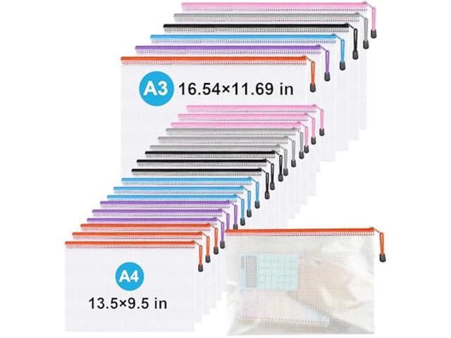 Click here for Jicsetk Mesh Zipper Pouches  Zipper Bags A3 A4 Siz... prices