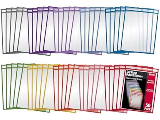 Click here for Better Office Products Dry Erase Pocket Sleeves  5... prices