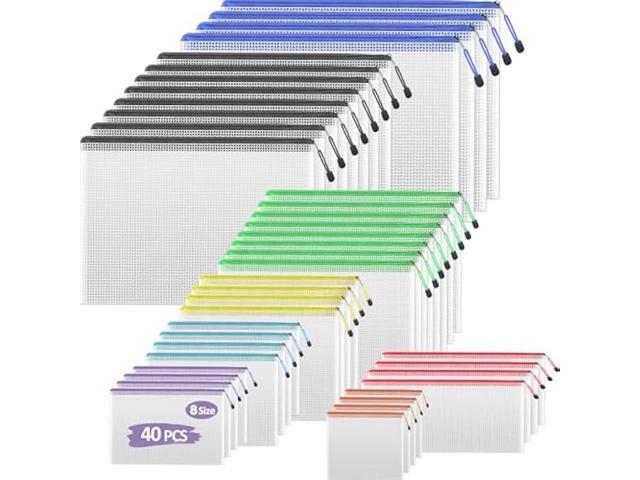 Click here for TKOOFN 40pcs Mesh Zipper Pouch Bags  8 Size Zipper... prices
