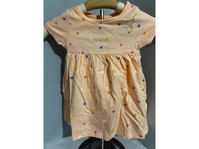 Click here for Cat & Jack Peach Heart Girl Dress  4T prices