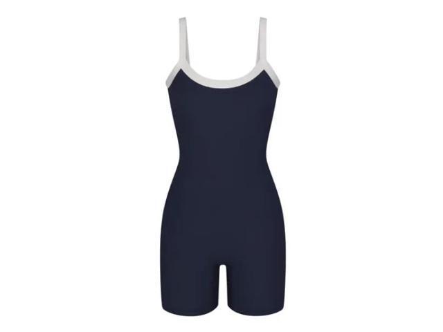 Click here for Skims Soft Lounge Bodysuit Navy Multi  2X prices