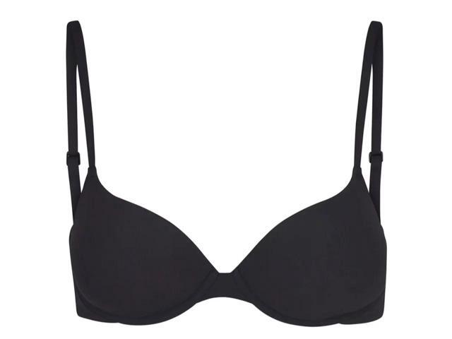 Click here for Skims Fits Everybody Push Up Demi Bra  Onyx  34C prices