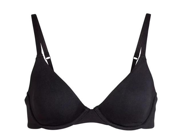 Click here for Skims Cotton Jersey Underwire Bra  Soot  34DDD prices