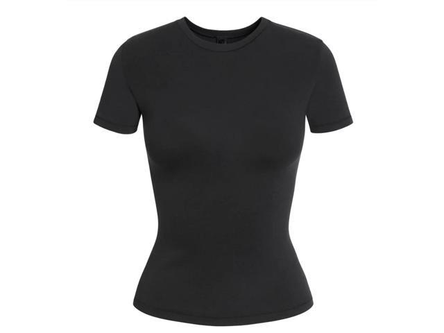 Click here for Skims Cotton Jersey Short Sleeved Tee prices