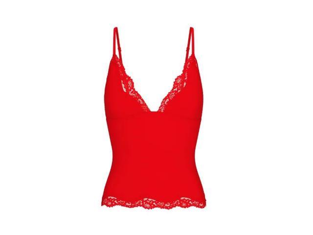 Click here for Skims Fits Everybody Lace Triangle Cami  Cayanne -... prices