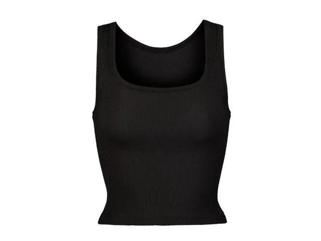 Click here for Skims Cotton Rib Tank  Soot - XS prices