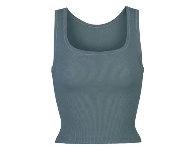 Click here for Skims Cotton Rib Tank  Kyanite  Small prices