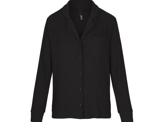 Click here for Skims Sleep Long Sleep Top  Onyx - Medium prices