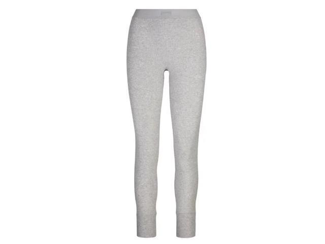 Click here for Skims Cotton Rib Pant  Light Heather Grey  Medium prices