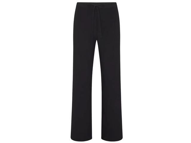 Click here for Skims Cotton Jersey Straight Leg Pant  Soot  Mediu... prices