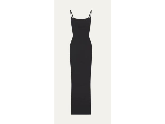Click here for Skims Fits Everybody Long Slip Dress  Onyx  Small prices
